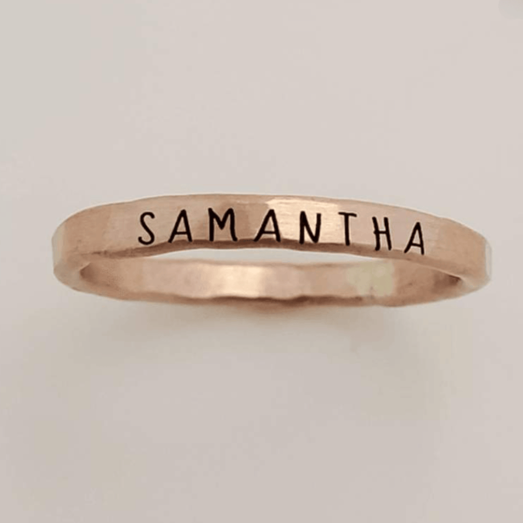 Personalized Rings | Going Golden