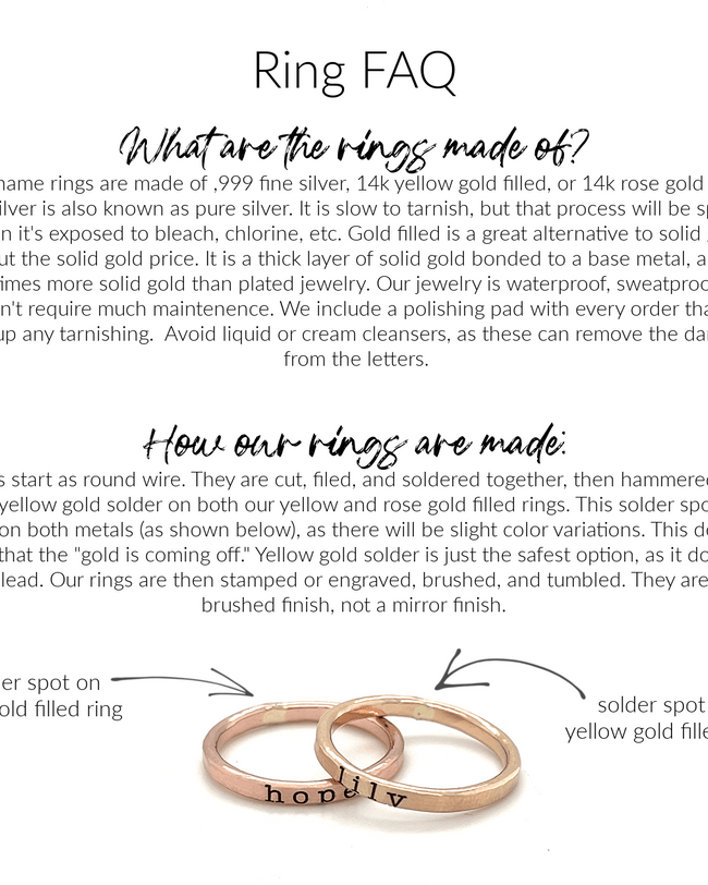 Class Ring Sets | Personalized Rings | Personalized Jewelry | Gifts