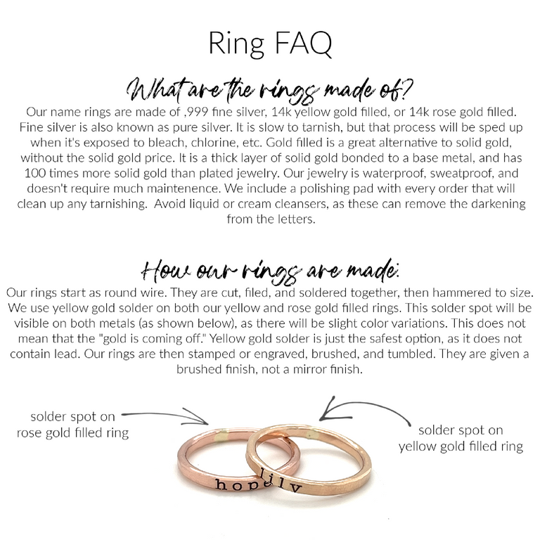 Stackable Gold Signet Class Ring Set | Going Golden