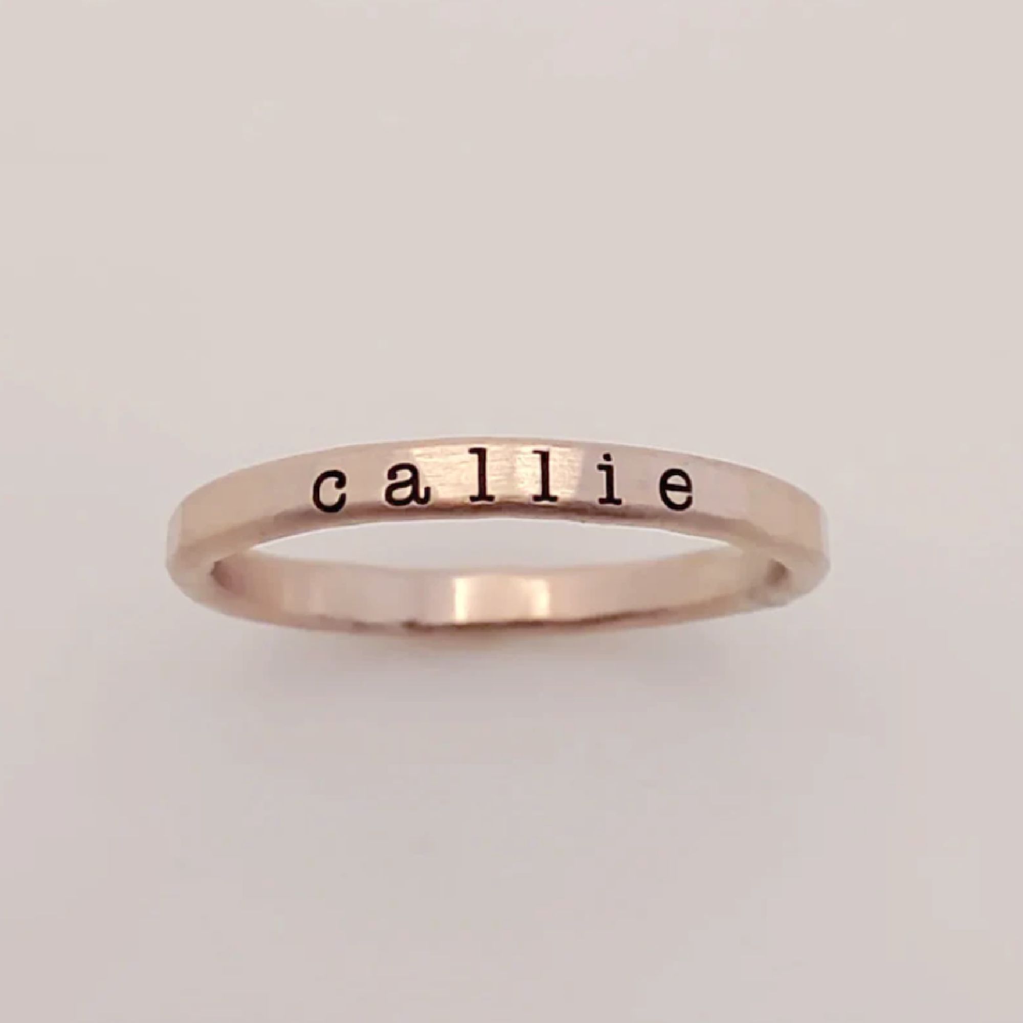 Typewriter Name Ring - Personalize Your Style Today! – Going Golden