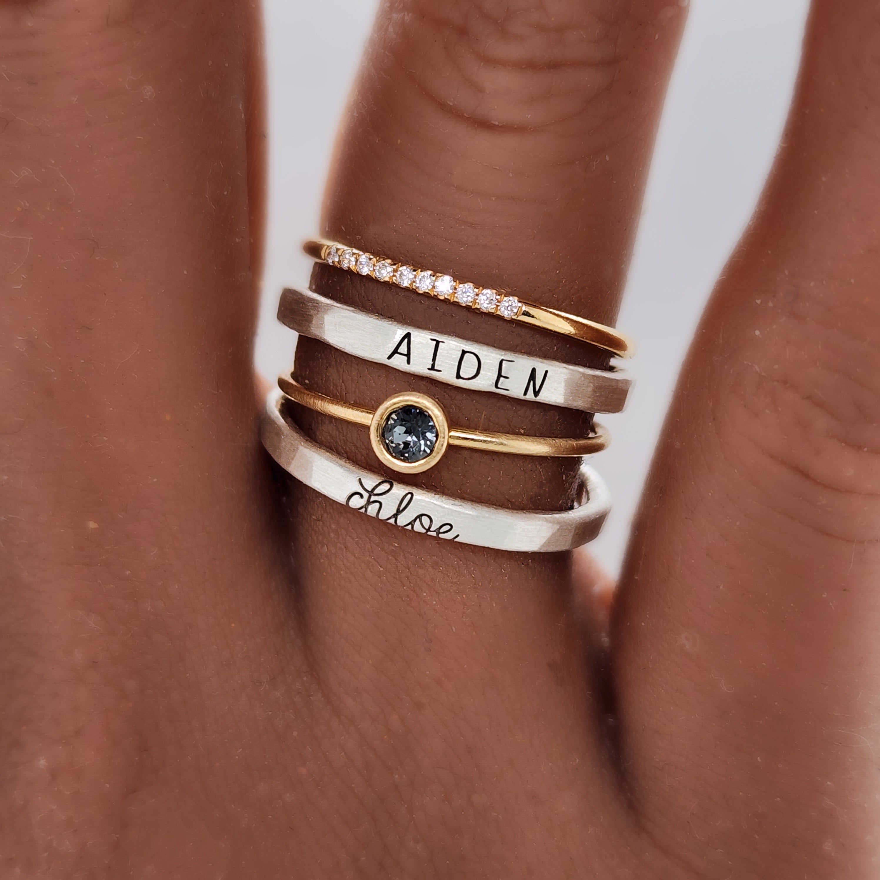 The Athena Ring Set | Going Golden