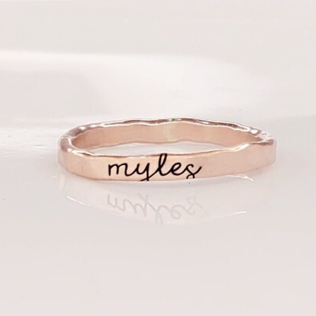 Personalized Rings | Going Golden